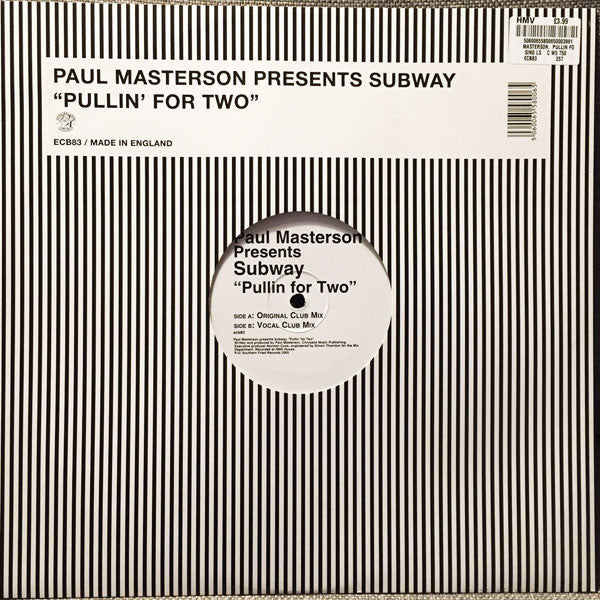 Buy Paul Masterson Presents Subway : Pullin' For Two (12") from Recycle ...